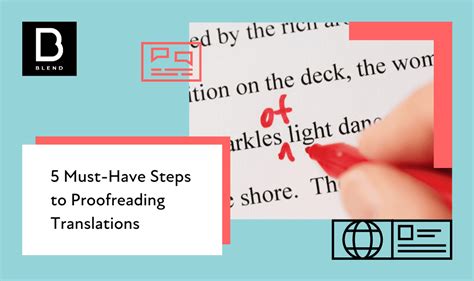 Proofreading Translations 5 Steps Blend Blog