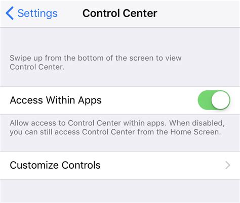 How Do I Customize The IOS 11 Control Center