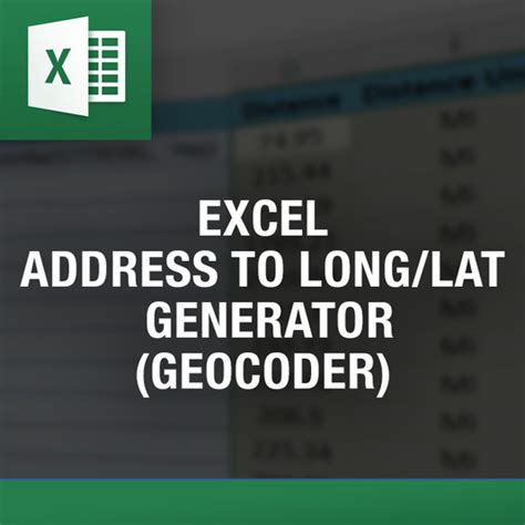 Excel Geocoding Tools Excel Distance Calculators