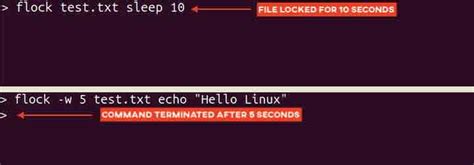 Flock Command In Linux
