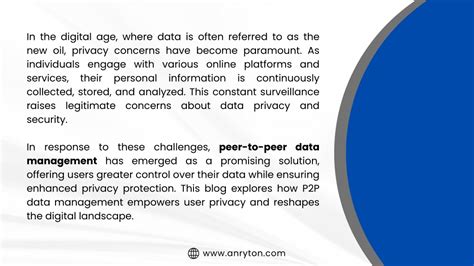 Ppt How Does Peer To Peer Data Management Empower User Privacy Powerpoint Presentation Id