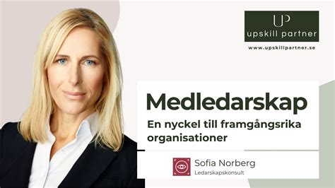 Sofia Norberg Medledarskap Youtube