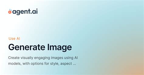 Generate Image Agentai Documentation