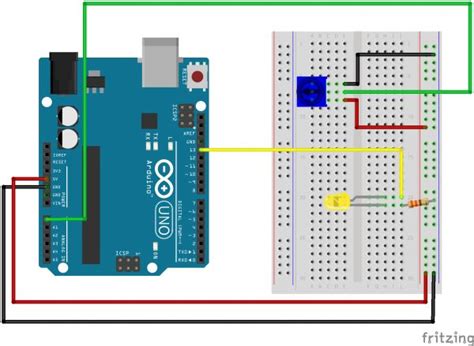 Arduino Uno Fritzing Potentiometer Arduino Arduino Projects Simple Arduino Projects