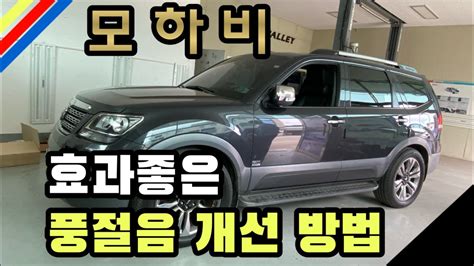중고차 모하비 노후된 웨더스트립 몰딩 보강으로 고속 풍절음 개선하기 Youtube