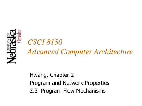 PPT CSCI 8150 Advanced Computer Architecture PowerPoint Presentation