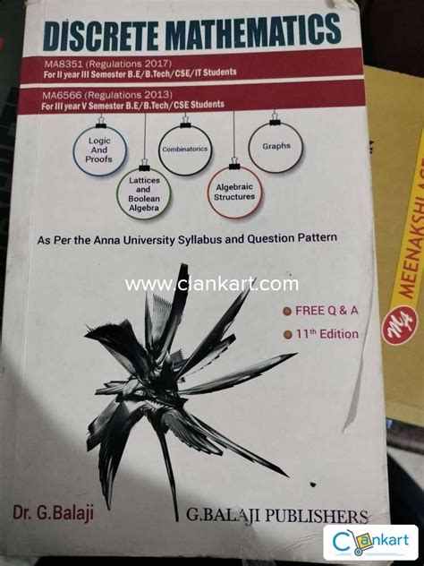 Buy Discrete Mathematics Book In Excellent Condition At