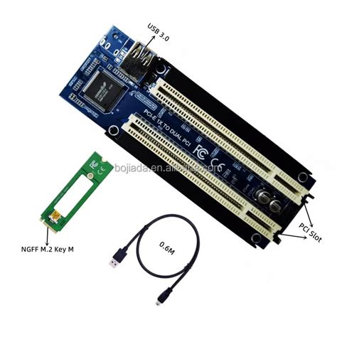 사운드 세금 제어용 듀얼 Pci 슬롯 M2 Ngff 키 M 인터페이스 확장 라이저 카드 캡처 음성 직렬 병렬 카드