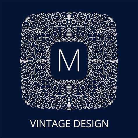 Cut Monogram Logo Free Vectors And Psds To Download