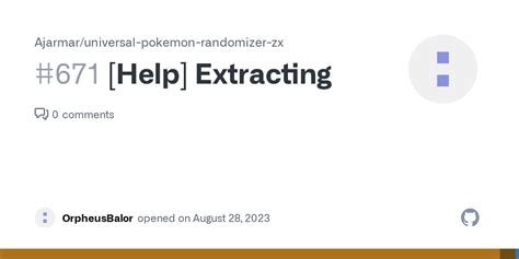 Help Extracting · Issue 671 · Ajarmaruniversal Pokemon Randomizer
