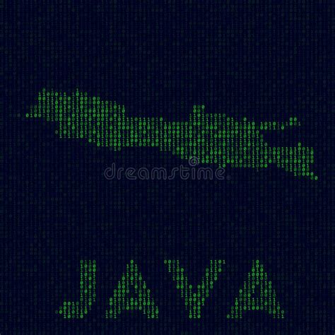 Digital Java Code Text Computer Software Coding Vector Concept Stock Vector Illustration Of