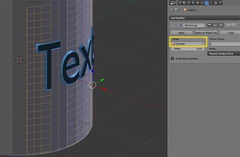 Texturing Emboss Text Onto Curved Surface Blender Stack Exchange