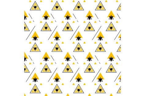 Abstract Seamless Pattern Triangle Shape Graphic By Muhammad Rizky Klinsman · Creative Fabrica
