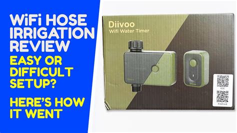 Smart Timer Garden Hose Faucet Unboxing Setup Review— Diivoo Timer Wifi