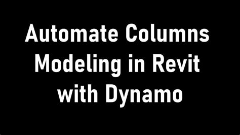 Mahmoud Aboghazala On Linkedin Revit Dynamo Modeling Dynamoscript