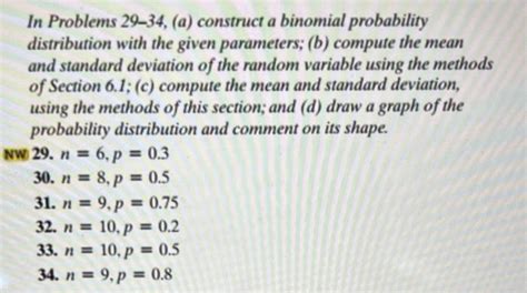 Solved In Problems A Construct A Binomial Chegg Com