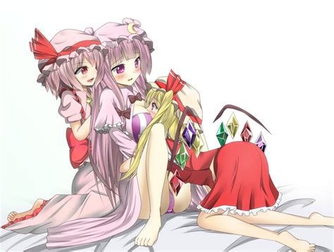 Remilia Scarlet Flandre Scarlet And Patchouli Knowledge Touhou
