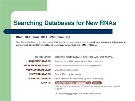 ppt finding aligning and analyzing non coding rnas powerpoint