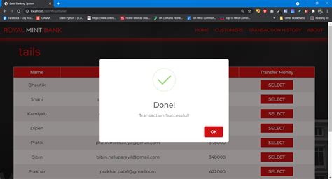 GitHub Kamiyab Basic Banking System A Web Application Used To Transfer Money Between