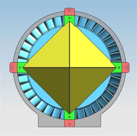 Wells Turbine Wave Energy Plant 3d Cad Model Library Grabcad