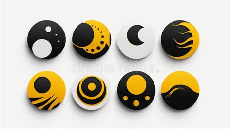 Circle Logo Global Abstract Business Vector Round Icon Stock
