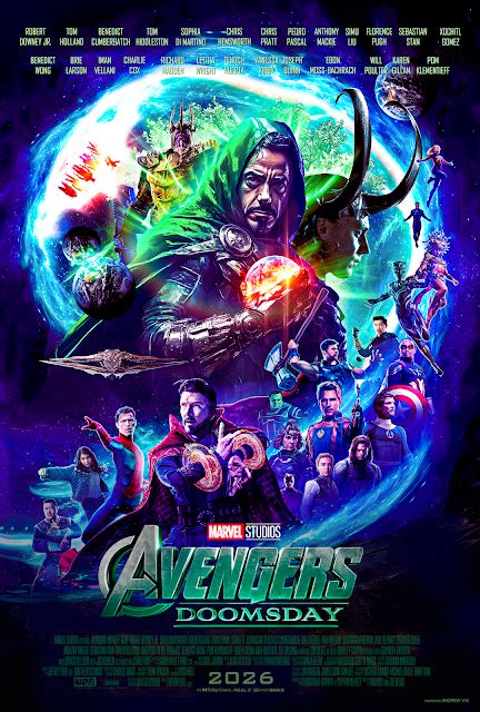 Marvel Spoiler Oficial Avengers Doomsday Poster 4k
