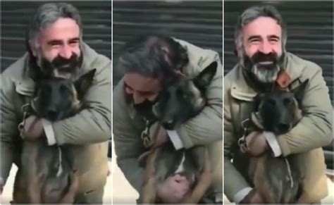 🎥 კაცი იმ ძაღლს შეხვდა რომელმაც ის ნანგრევებში იპოვა და გადაარჩინა ემოციური კადრები თურქეთიდან