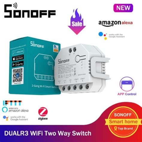 SONOFF DUALR Lite Dual Relay Two Way Power Smart Switch Indias ITead B B Store