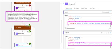 Azure Logic Apps Try Catch Specific Error Capture Does Not Work