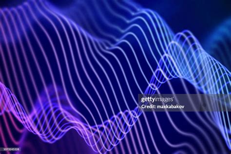 3d Sound Waves Big Data Abstract Visualization High Res Vector Graphic Getty Images