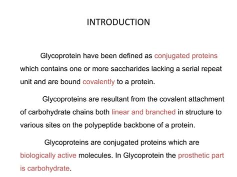 Glycoprotein Lipoprotein Structure And Function Ppt Chemistry Science