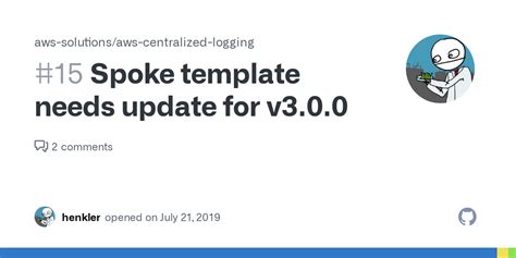 Spoke Template Needs Update For V Issue Aws Solutions Aws