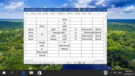 How To Merge Or Split Tables And Cells In Word Winbuzzer