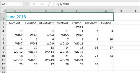 Excel Formula For Workdays Stack Overflow