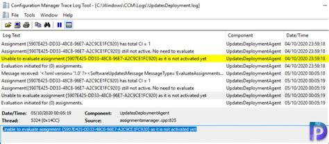 Unable To Evaluate Assignment As It Is Not Activated Yet