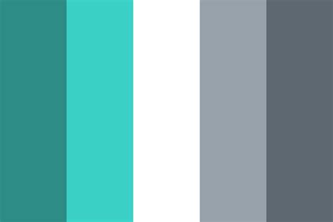 Teal Gray Color Palette