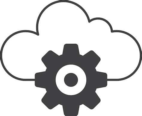 Premium Vector Data Connection And Cloud Illustration In Minimal Style