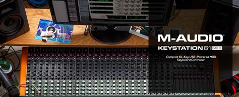 M Audio Keystation 61 Mk3 61 Key Usb Midi Keyboard Controller For Mac And Pc With Free Online