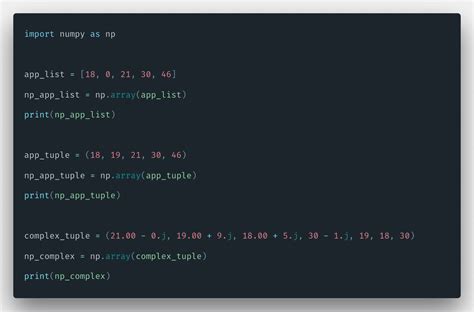 Import Numpy