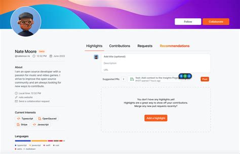 feature highlight suggestions · issue 943 · open sauced app · github