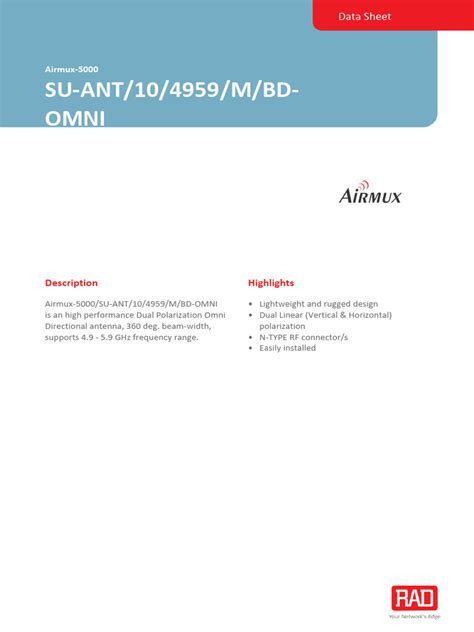 Airmux 5000 Su Ant 10 4959 M Bd Omni Pdf