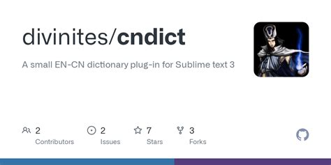 Github Divinitescndict A Small En Cn Dictionary Plug In For Sublime Text 3