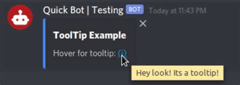 Found A Way To Create A Hover Tooltip With Discordjs D Rdiscordapp