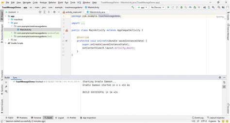 Toast Message In Android Studio Programming Digest
