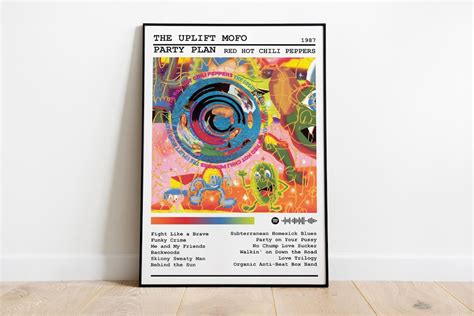 Red Hot Chili Peppers Poster Print The Uplift Mofo Party Plan Album