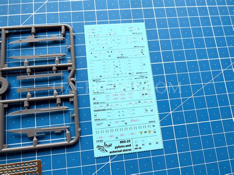 172 Mig 23 Weapon Set Clear Prop Cpw7201 Ua Hobby
