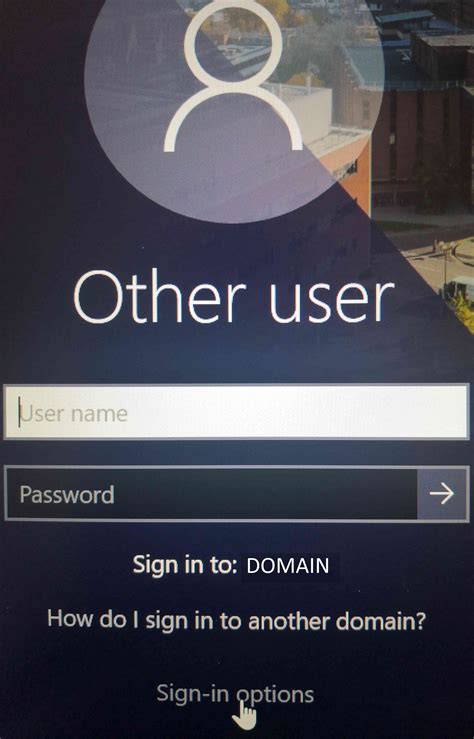 Sign In Options Not Showing When Logging In As Sophos Safeguard User Windows 10 Discussions