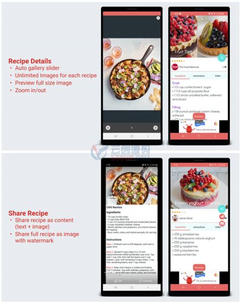 CookBook美食烹饪做法食谱菜谱分享Android应用APP源码V 云数据库部署免服务器 云创源码