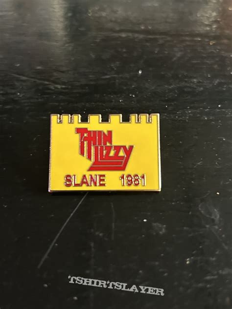 Thin Lizzy Slane 1981 Badge Tshirtslayer Tshirt And Battlejacket Gallery