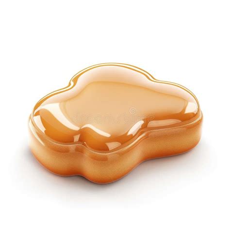 Delicious Caramel Candy Sweet Treat Gooey Texture Stock Illustration Illustration Of Round